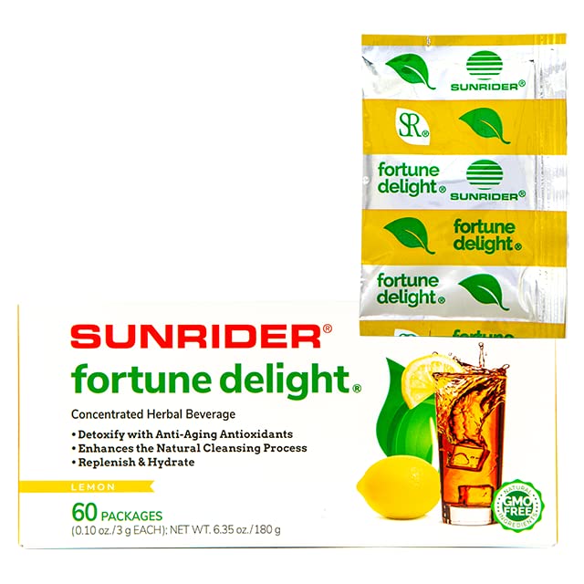 Amazon.com : Fortune Delight Regular 60/3 G Packs (Lemon) by Sunrider ...