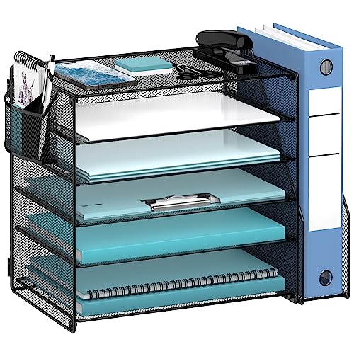 Snapklik.com : DALTACK 6-Tier Paper Letter Tray Desk Organizer