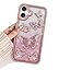 Amazon.com: BITOBE Designed for iPhone 12 Pro Max, Cute 3D Butterfly Case Slim Plating Glitter ...