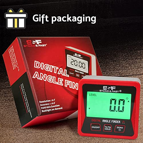 Snapklik.com : S&F STEAD & FAST Digital Angle Finder Gauge Magnetic ...