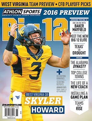 Athlon Sports 2016 College Football Big 12 Preview Magazine - West ...