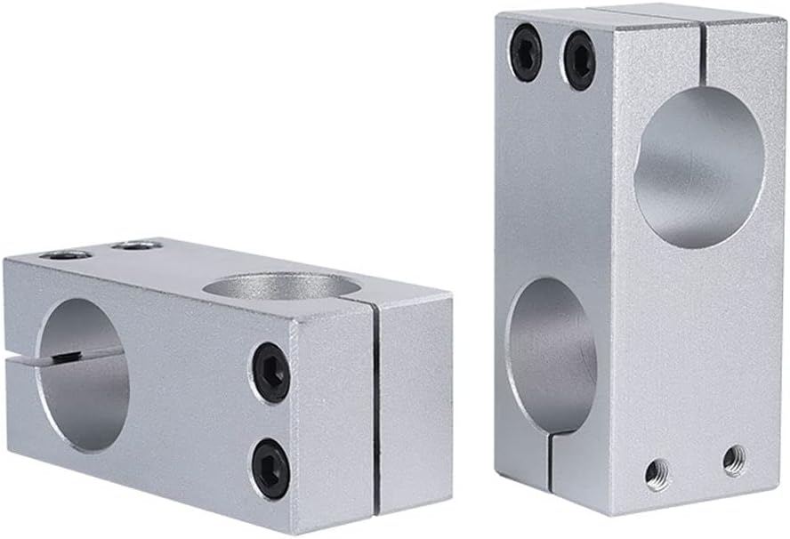 Amazon.com: 2pack Aluminum Linear Motion Rail Clamping Rod Rail Guide ...