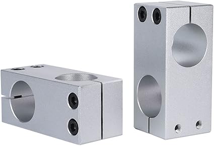 Amazon.com: 2pack Aluminum Linear Motion Rail Clamping Rod Rail Guide ...