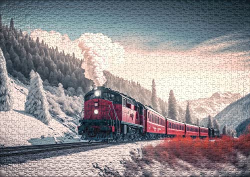 Ulmer Puzzleschmiede – Polar-Express puzzle – atmospheric railway motif ...