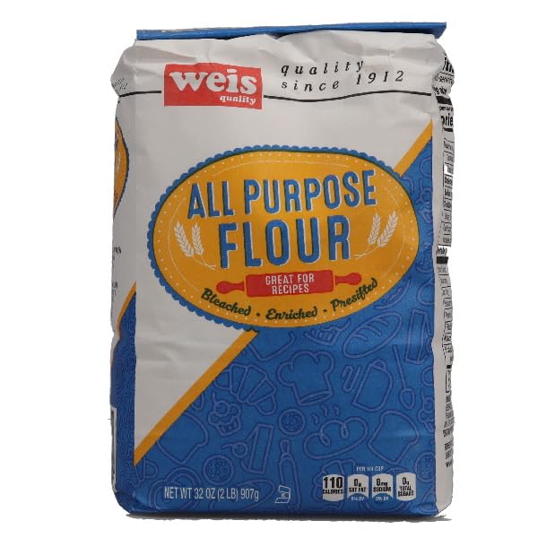 Amazon.com : Weis Quality, Flour All Purpose Enriched Bleached, 32 ...