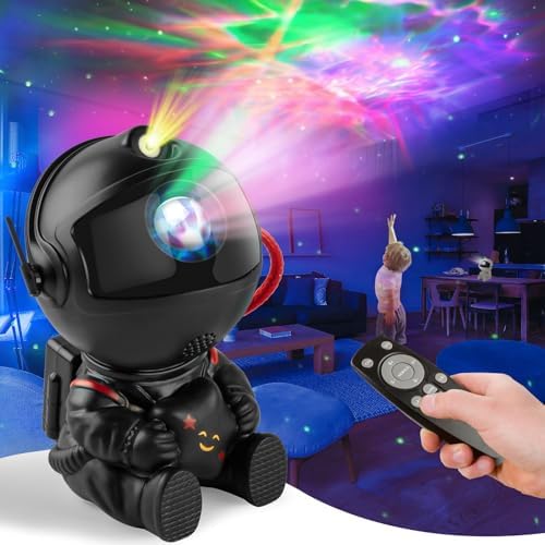 Galaxy Star Projector, Astronaut Night Light, Starry Nebula Ceiling ...