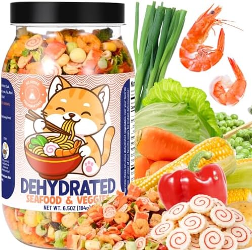 Amazon.com: 6.5oz Freeze-Dried Seafood & Vegetable Mix - 100% Natural ...