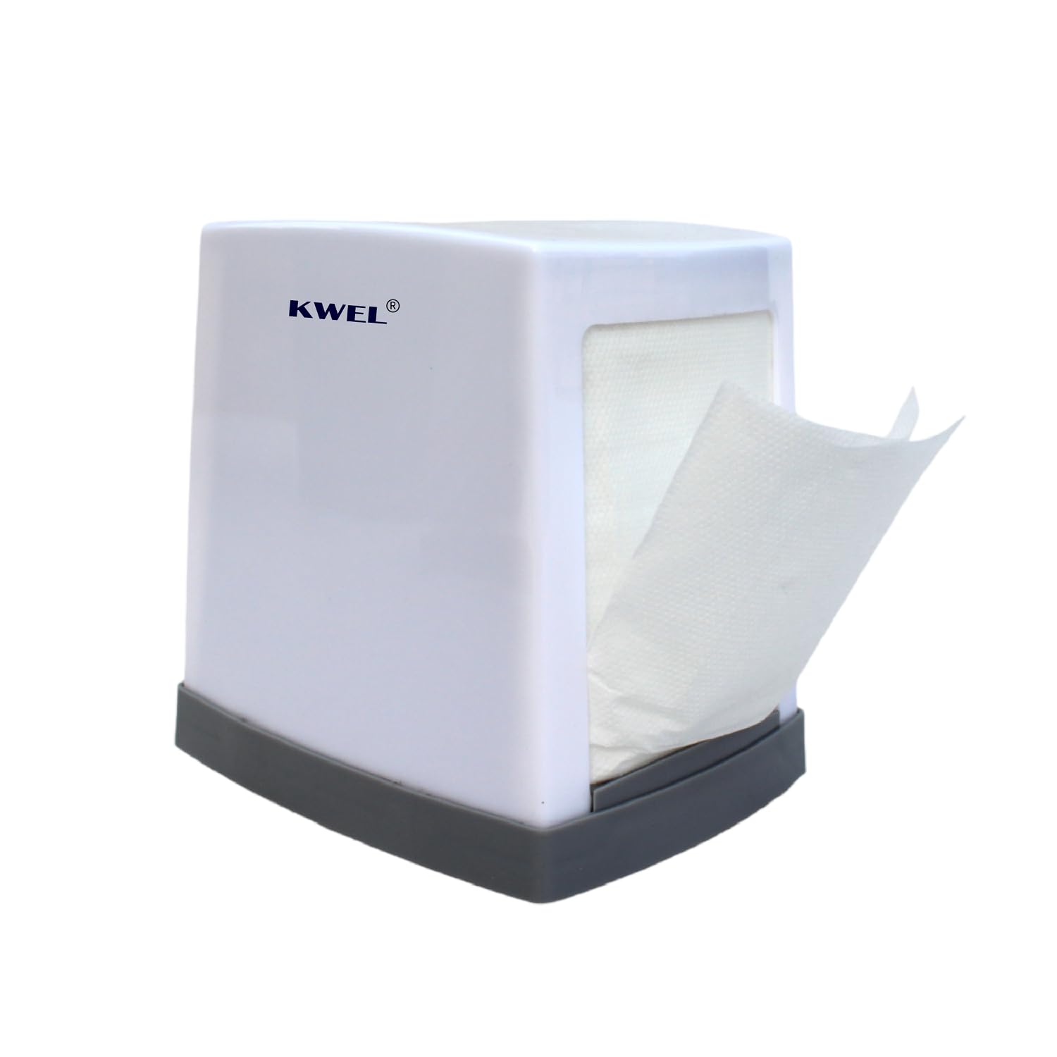 KWEL Double Side Cube Table Top L-Fold Tissue Paper Holder Dispenser ...