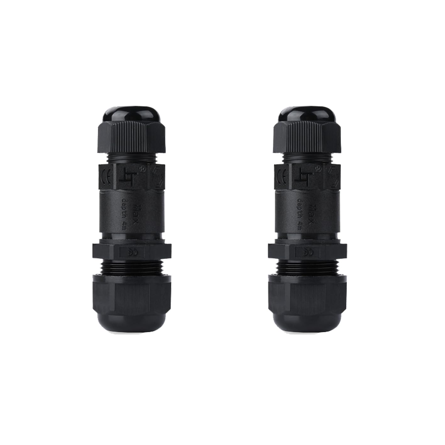 TAODAN 2PCS Waterproof Junction Box Connector Junction Box Outdoor ...