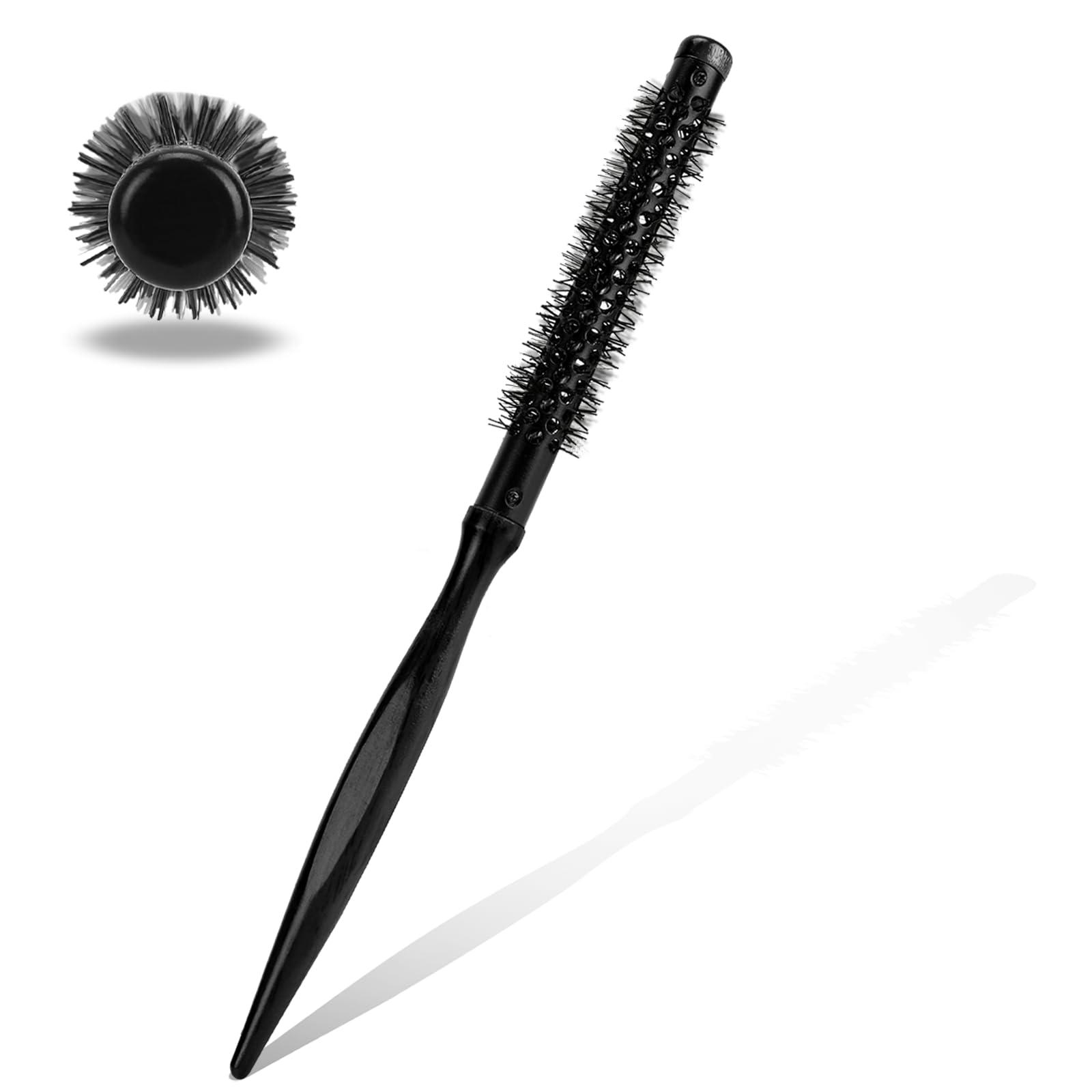 Amazon.com : Small Round Hair Brush, 1" Mini Round Brush for Blow Dring ...