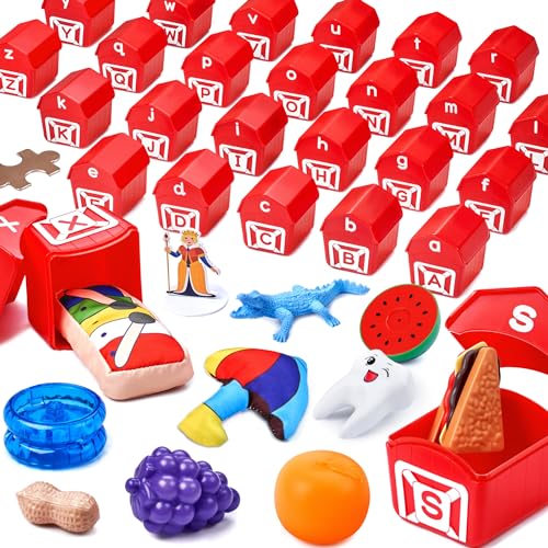 Snapklik.com : Alphabet Learning Toys, 26 Letters Barns And 26 Objects ...