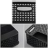 Amazon.com: Qqbine Plastic Woven Storage Basket, Plastic Weave ...