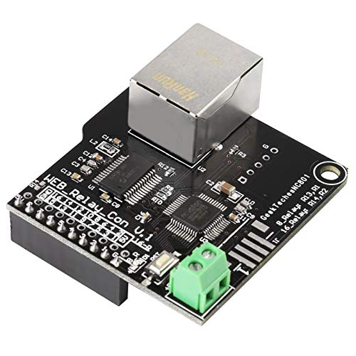 RJ45 Port Ethernet Control Module with 8-Channel Relay LAN WAN Network ...