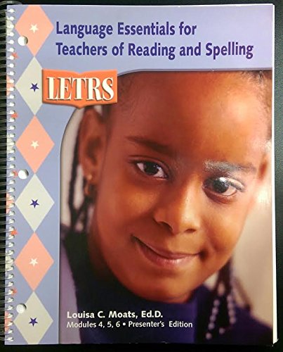 Letrs - Language Essentials for Teachers of Reading and Spelling ...
