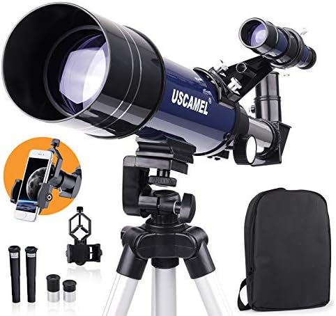 Telescopio astronomico per adulti, telescopio portatile 70 mm 16 X 201 ...
