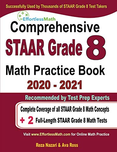 Comprehensive STAAR Grade 8 Math Practice Book 2020 - 2021: Complete ...