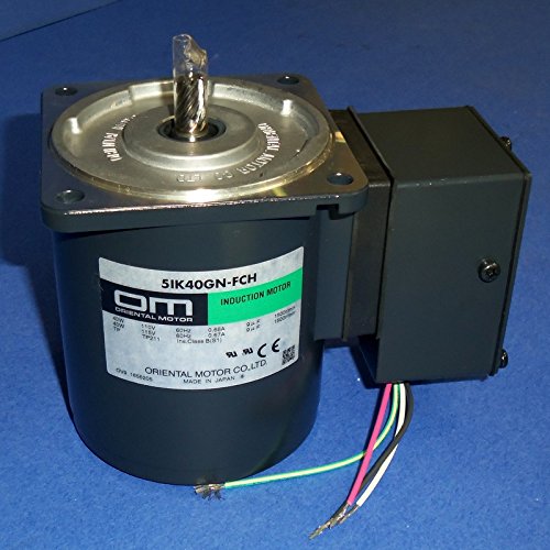 ORIENTAL MOTOR 110/115V .68/.67A 60HZ INDUCTION MOTOR, 51K40GN-FCH *NEW ...