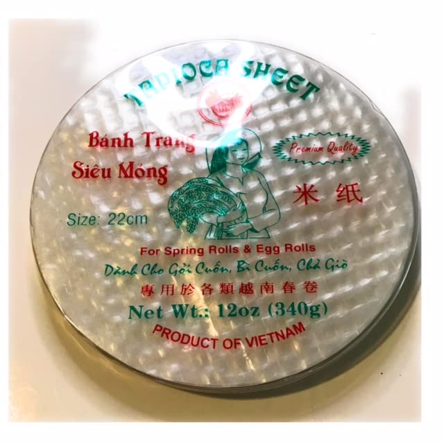 Amazon.com: Tapioca Sheet - Banh Trang Sieu Mong 12 oz : Grocery ...