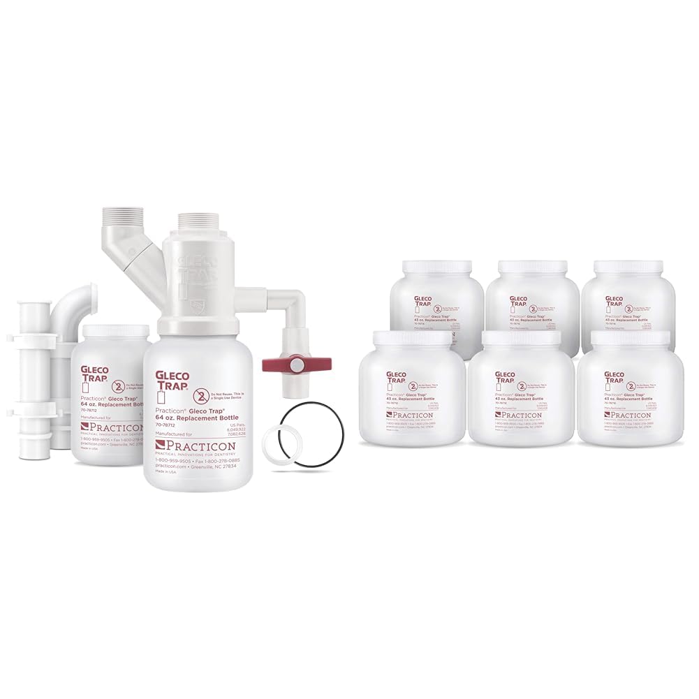 Practicon Gleco Trap System Clay And Plaster Sink Trap Kit | Desertcart ...