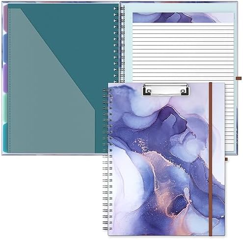 Amazon.com : Hongri Clipboard Folio with Refillable Lined Notepad ...