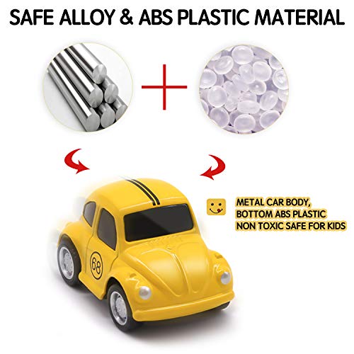 Metal Pull Back Cars, Up Grade 8 Pack Kids Die-cast Alloy Toy Vehicles ...