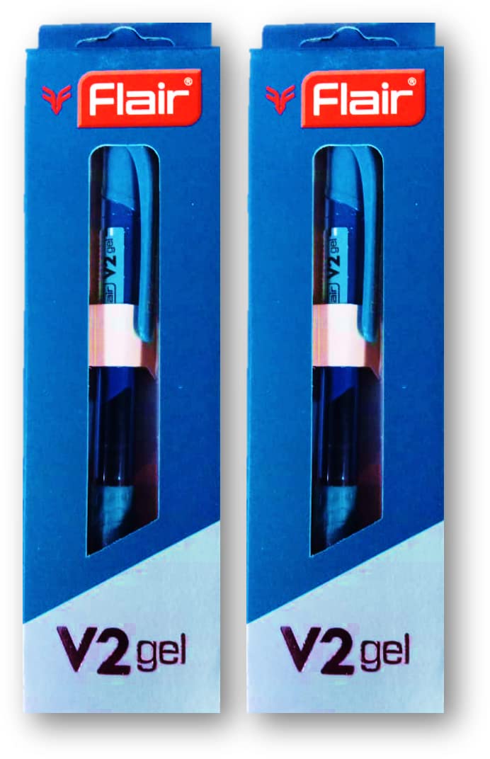 Flair V2 Gel Pen (Pack of 2) Unique : Amazon.in: Office Products
