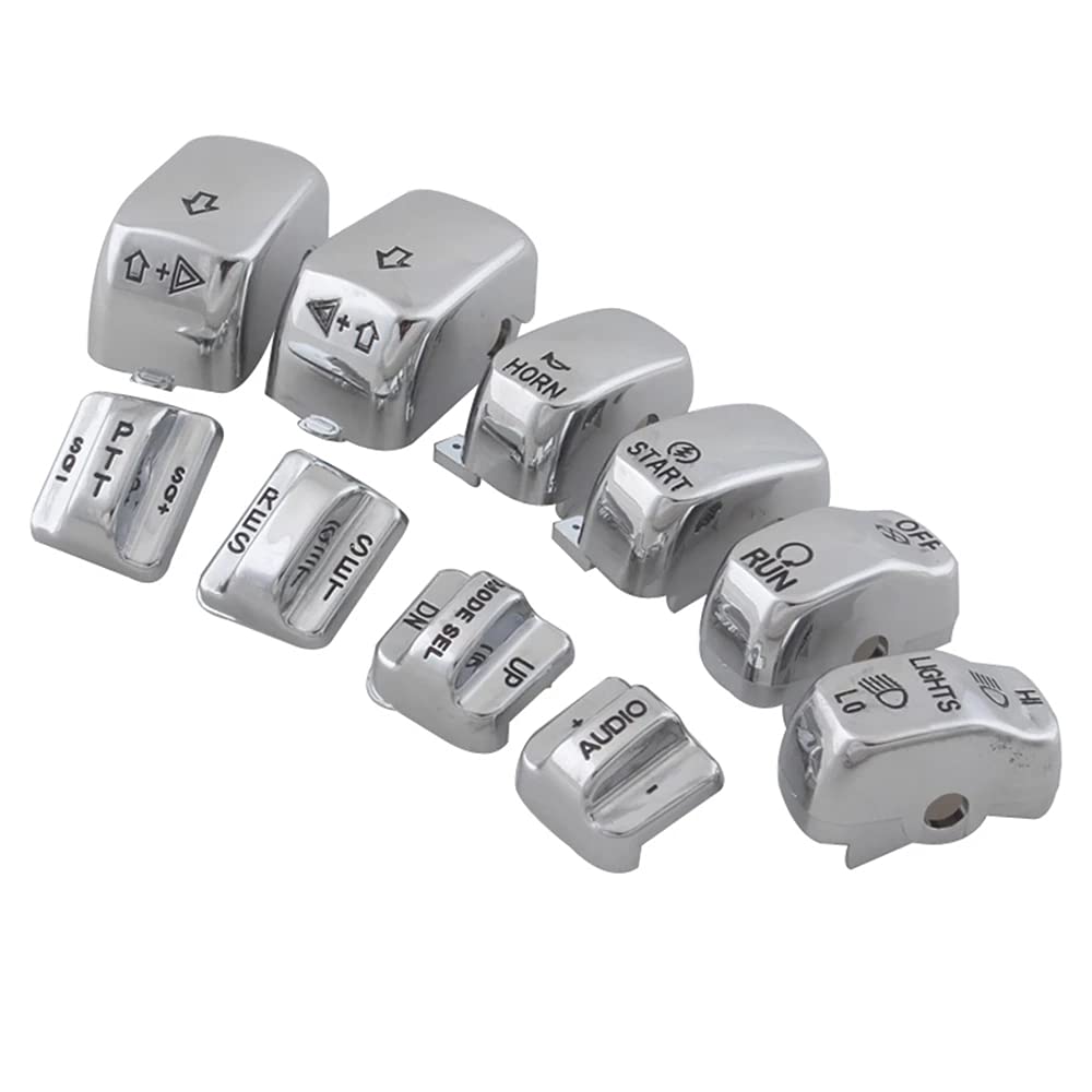 Chrome Switch Housing For Harley Davidson 10-Piece Chrome Switch Covers ...
