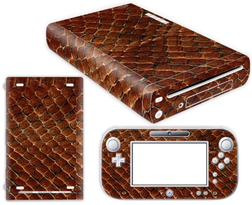Amazon.com: Vinyl Decal Skin Sticker Cover for WII U-snake Animal Brown ...