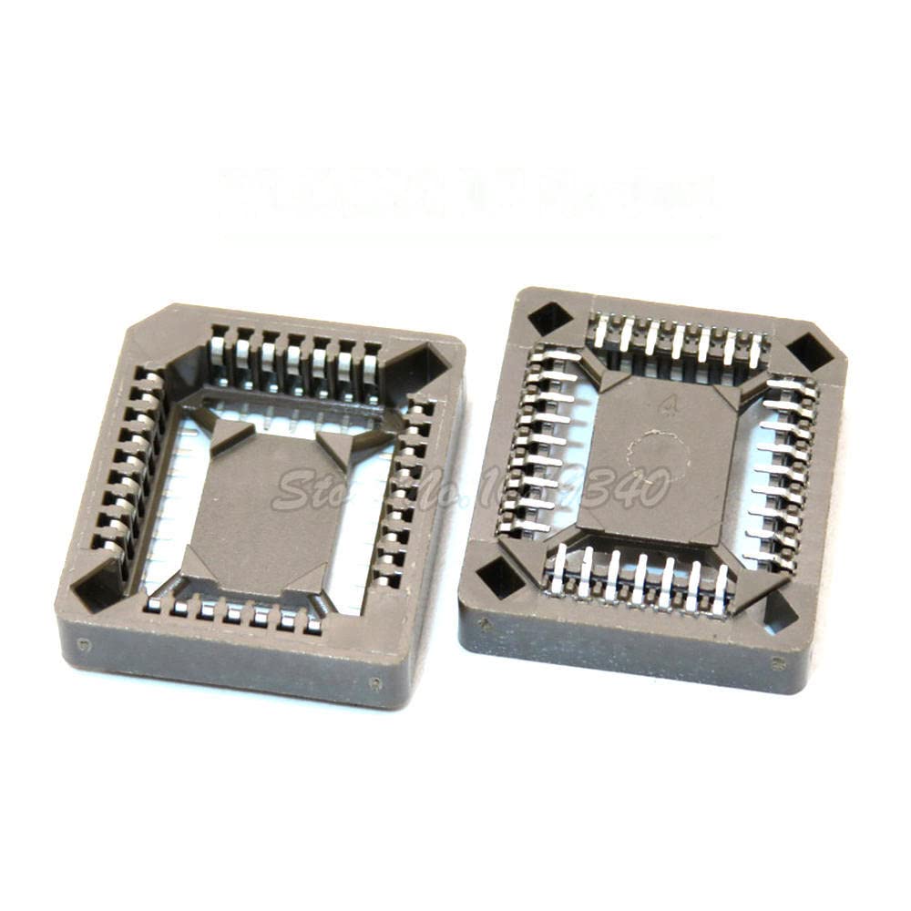 Amazon.com: 10PCS PLCC32-SMD IC Socket PLCC32 Socket Adapter 32 Pin ...