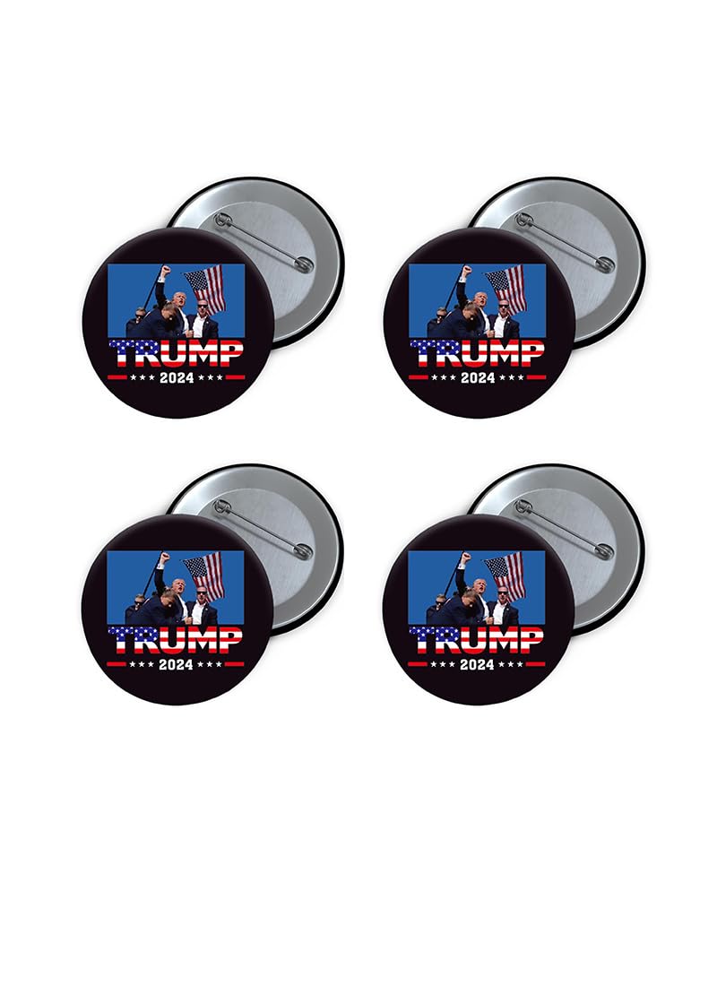 Amazon.com: Generic Trump Pin Trump 2024 Pin Brooch 3x3 Inch Trump ...