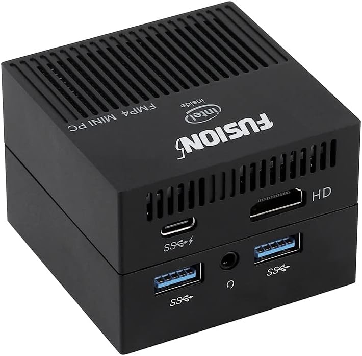 Amazon.com: Fusion5 FMP4 Mini PC Windows 11 Pro - Intel Quad Core Mini ...