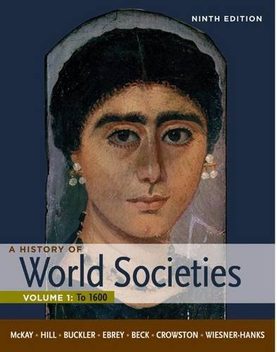 Amazon.com: A History of World Societies, Volume 1: 9781319302443 ...
