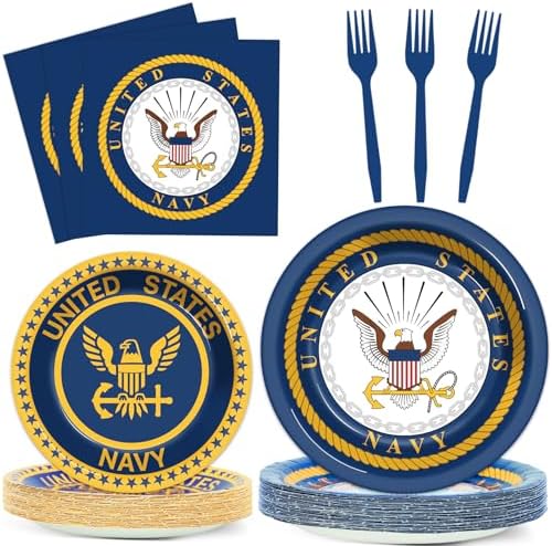 Amazon.com: Havercamp U.S. Navy Party for 16 guests! Includes 16 Dinner ...