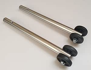 Amazon.com: Anti tippers for wheelchairs Universal,Stainless Steel ...