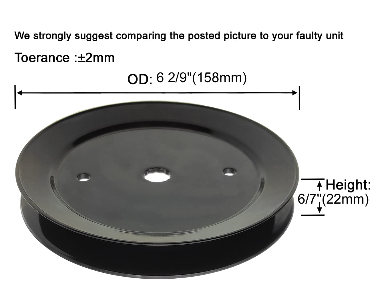 q&p 42" Deck Rebuild Kit fit for PP19A42 PB185A42 PB20H42YT Includes (2 ...