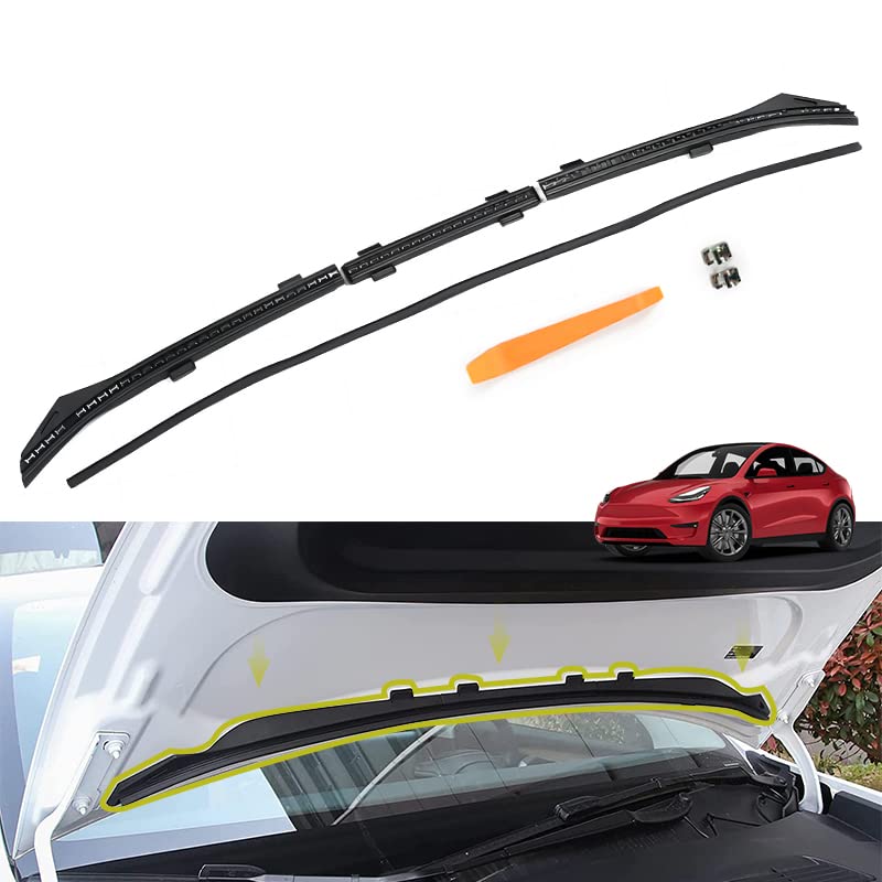 NITOYO Front Trunk Hood Rubber Seal Water Retaining Strip Fit for Tesla ...