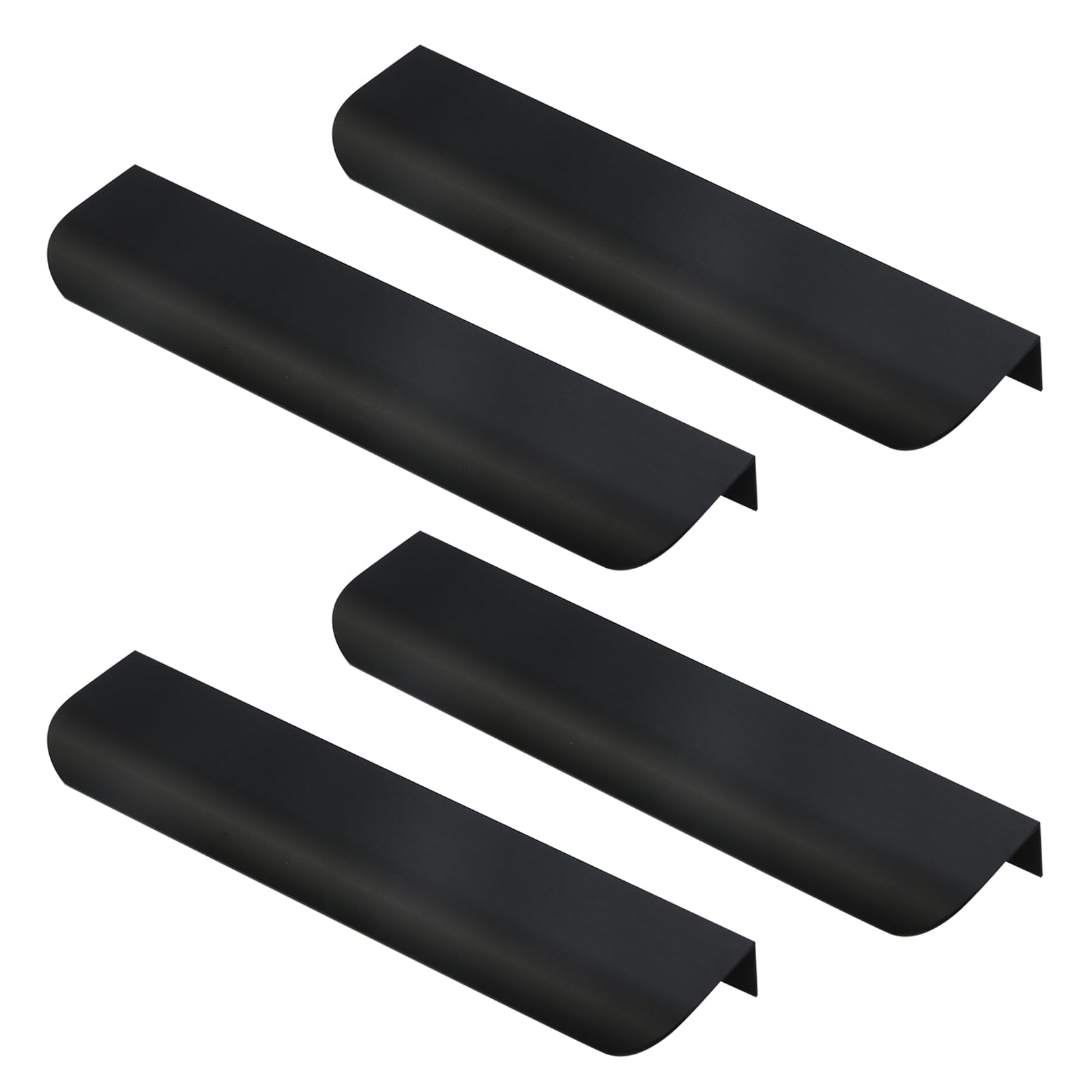 UTALIND Finger Pulls for Cabinets 4 Pcs Finger Edge Pulls Concealed ...