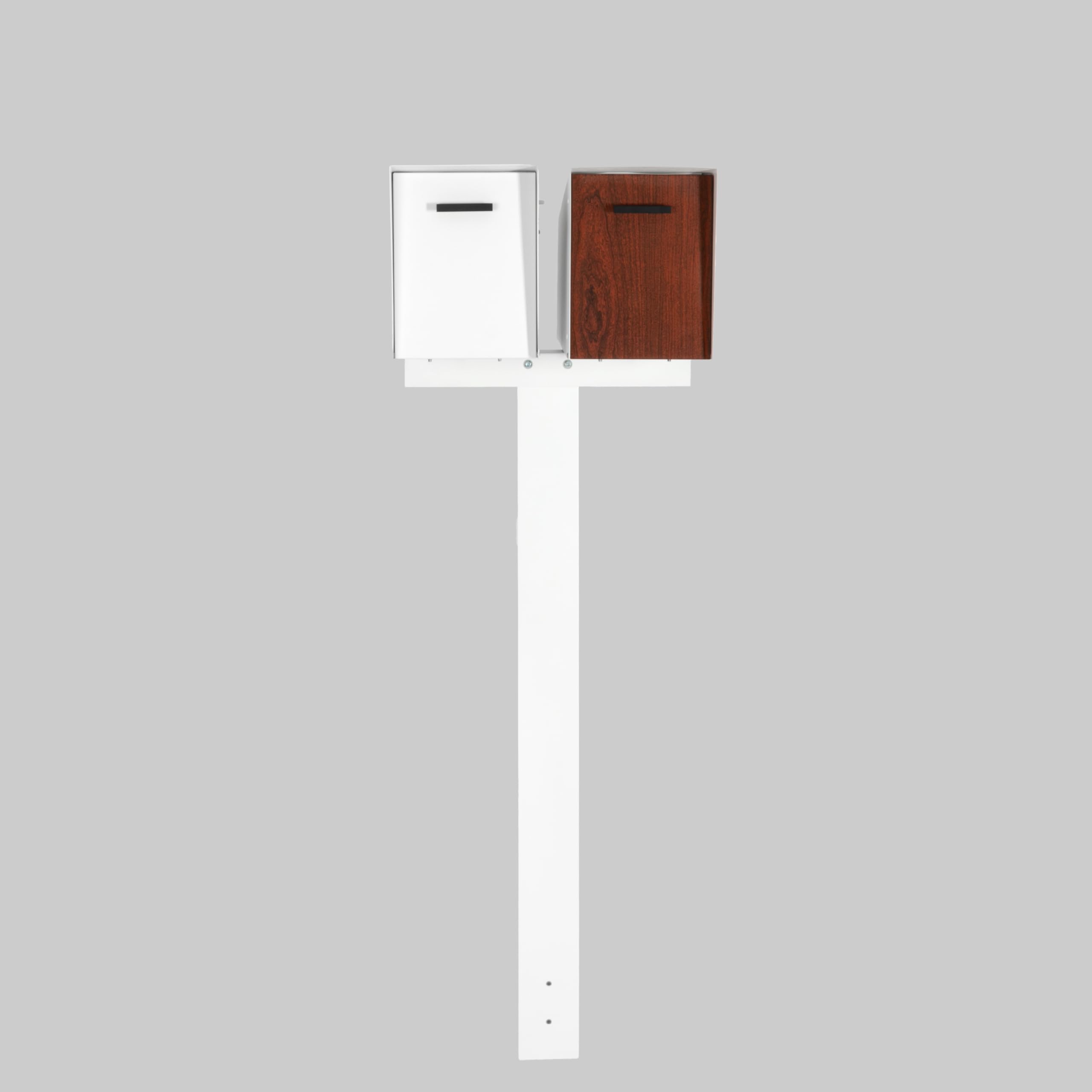Snapklik.com : Ilyapa Double Mailbox Post For Outside - 43x4x4 Inch ...