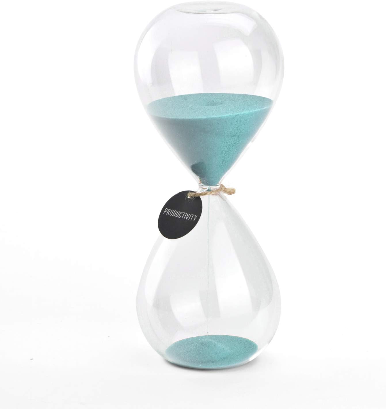 Amazon.com: CNCJ Hourglass 30 Minute Sand Timer, Turquoise Sand Clock ...