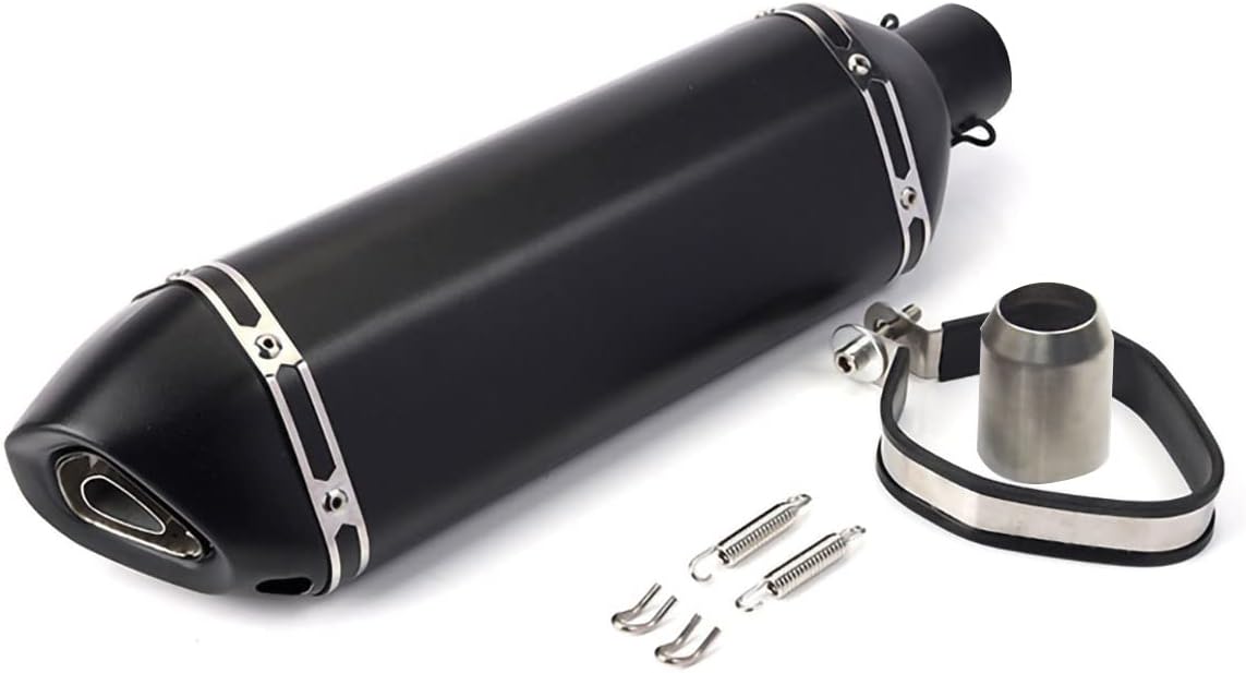 Amazon.com: Heran 1.5" Universal Motorcycle Muffler Exhaust Slip on ...