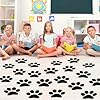 Amazon.com: ReliThick 30 Pcs Paw Print Floor Decal 7.5" Large Pawprints ...