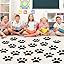 Amazon.com: ReliThick 30 Pcs Paw Print Floor Decal 7.5" Large Pawprints ...