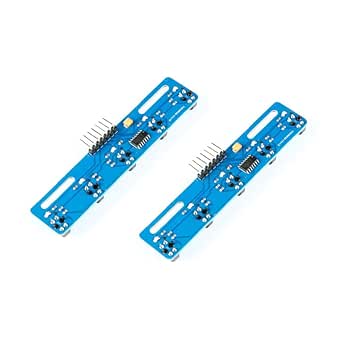 JESSINIE 2PCS TCRT5000 Infrared Recognition Sensor IR 3.3V-5V 5 Channel ...