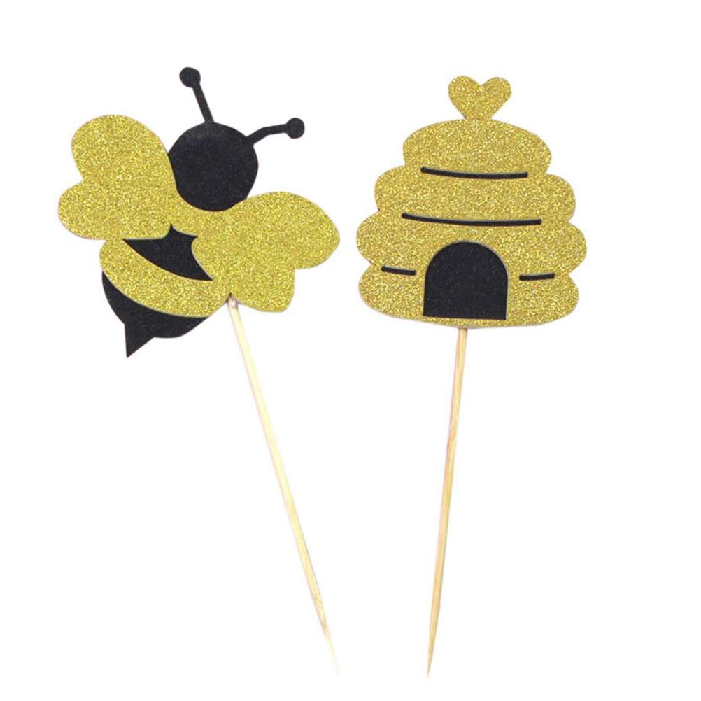 Buy PRETYZOOM Bumble Bee Smash Cake Kit First Birthday Glitter One ...