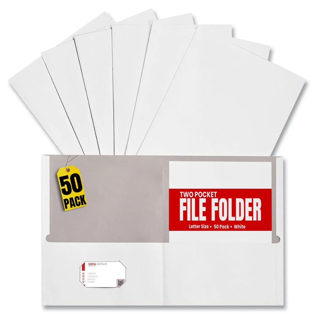 Snapklik.com : 1InTheOffice White Folders