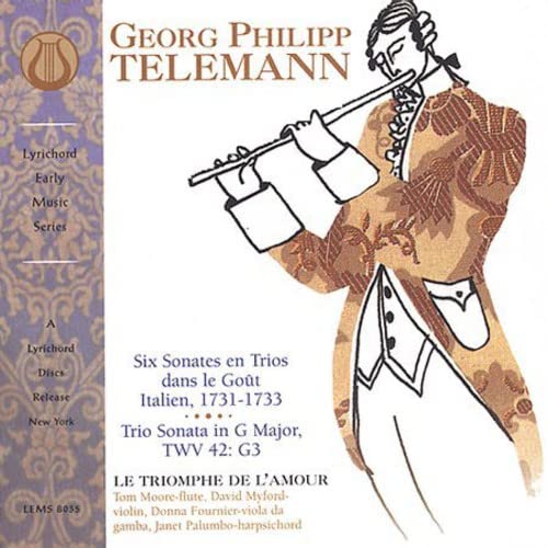Six Sonates en Trios Dans Le Gout Italien: Triomphe de l'Amour, G.P ...