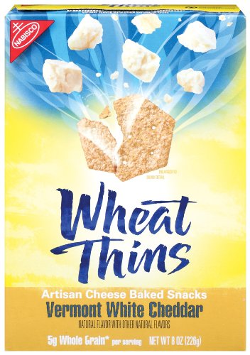 Amazon.com: Wheat Thins Atisian Cracker Vermont White Cheddar, 8 oz