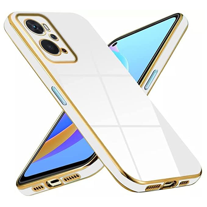 Oppo A76 4G Back Cover | Gold Electroplating Chrome | Raised Edges ...
