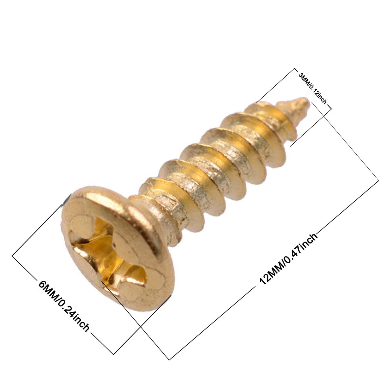 Snapklik.com : 3MM Electric Guitar Bass Pickguard Screws Pick Guards ...