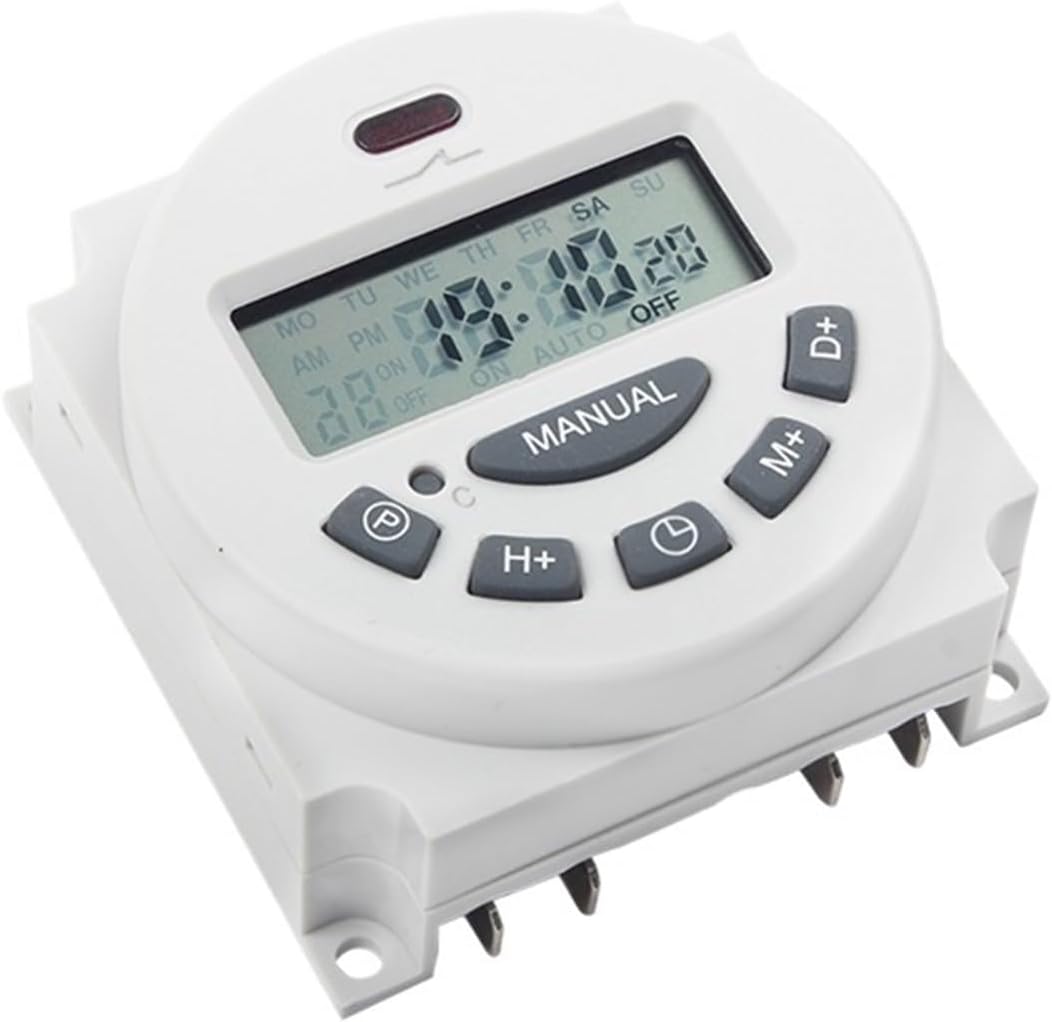 CKSEKD L701 AC 220V-250V 12V 110V 24V 16A Digital Timer Controller 7 Days Weekly Programmable ...